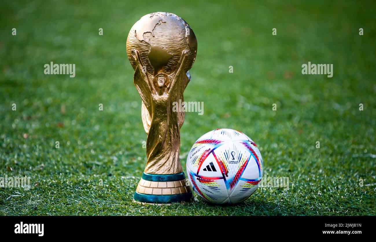 September 3, 2022, Doha, Qatar. FIFA World Cup and official Adidas Al ...