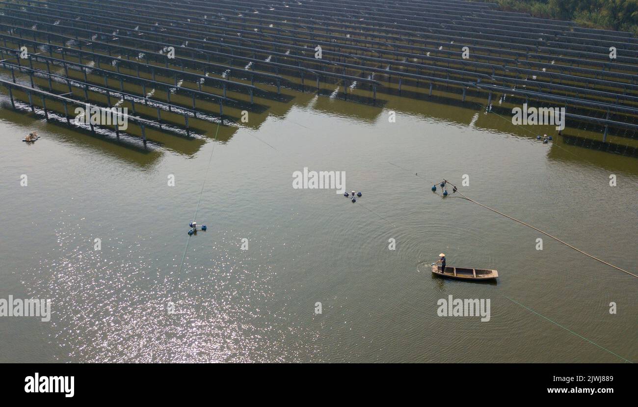 YANGZHONG, CHINA - SEPTEMBER 6, 2022 - Aerial photo taken on Sept 6 ...