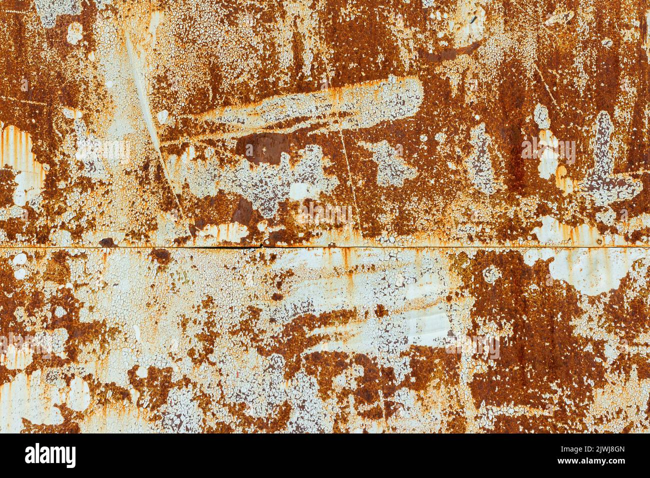 A rusty blue metal wall with fallen paint, a rusty background Stock ...