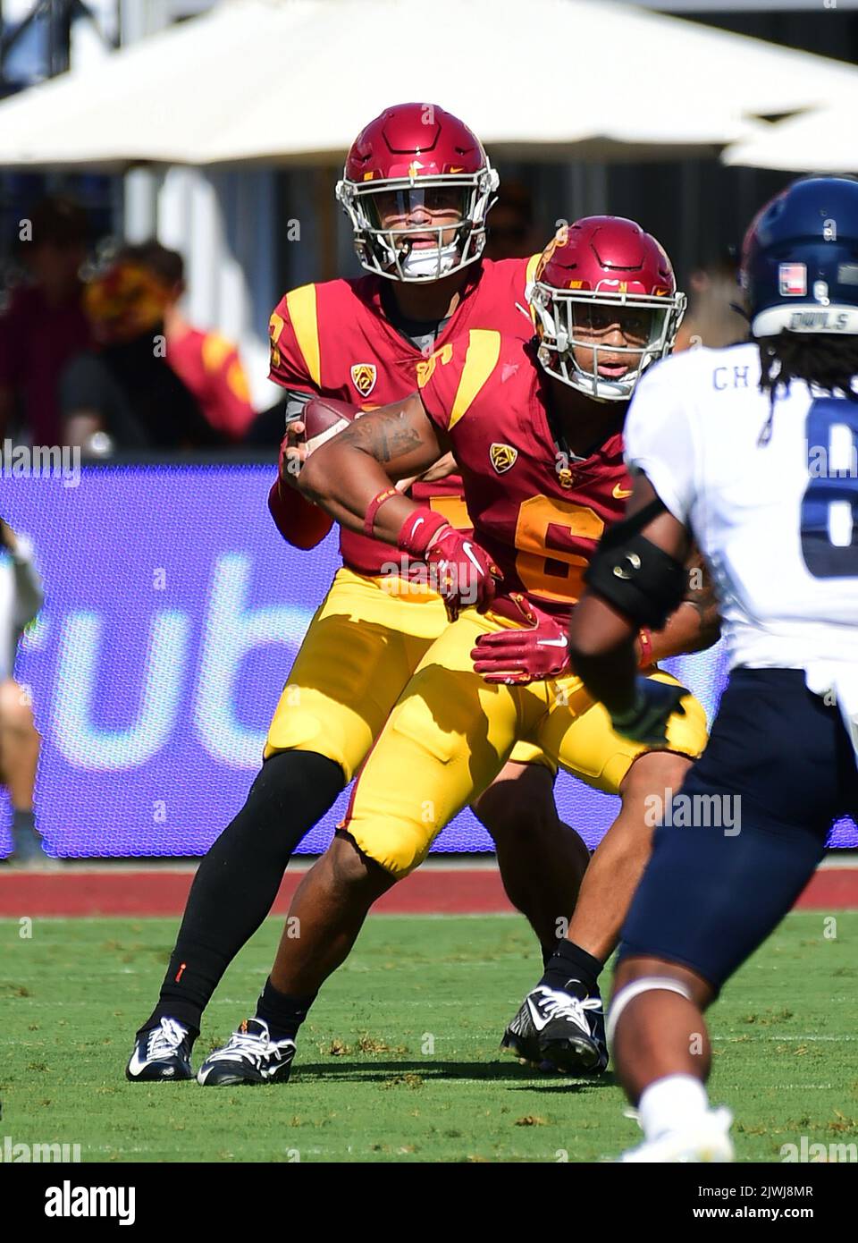 September 3, 2022 Los Angeles, CA...USC Trojans quarterback in his ...