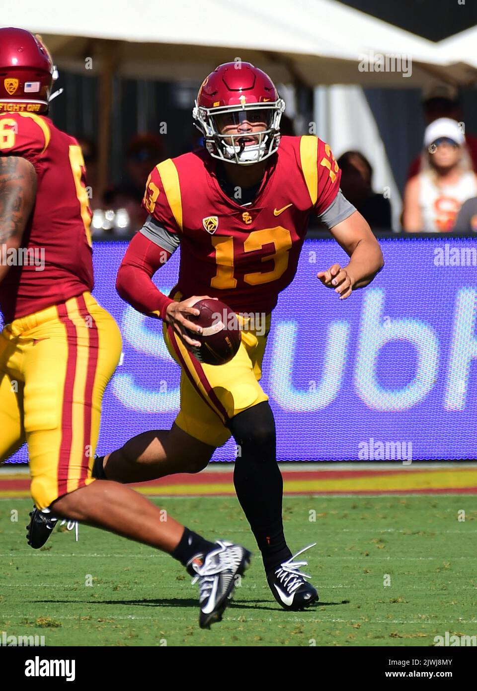 September 3, 2022 Los Angeles, CA...USC Trojans quarterback in his ...