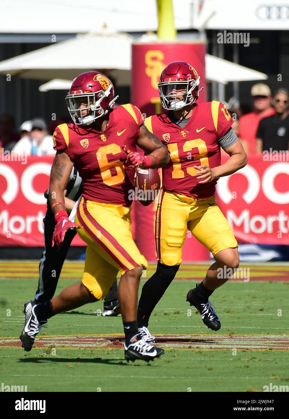 September 3, 2022 Los Angeles, CA.USC Trojans quarterback in his first ...