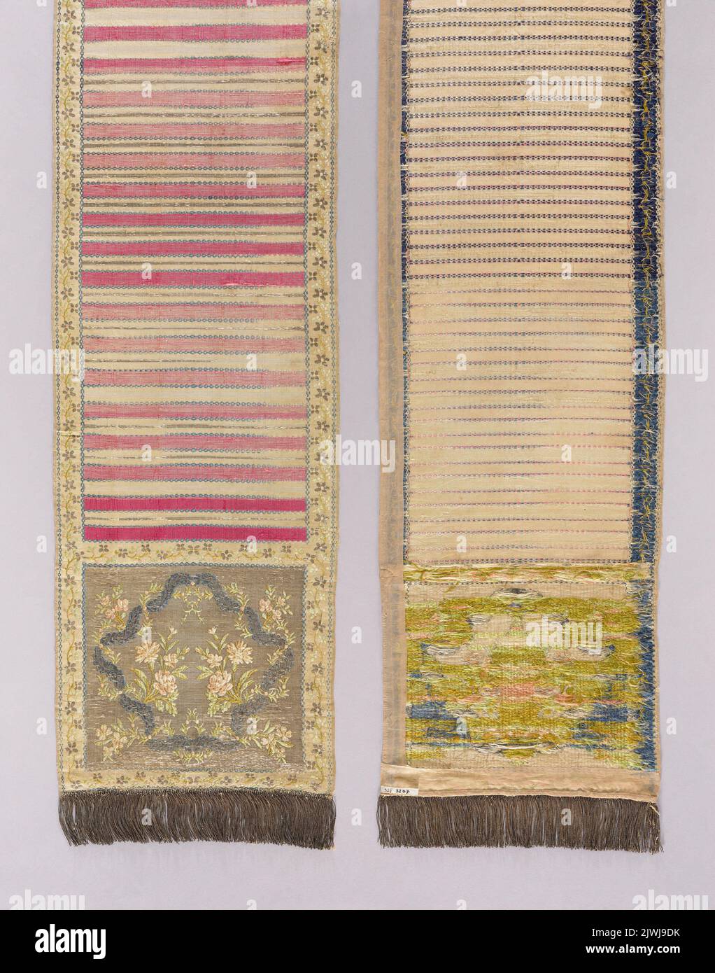 Kontusz sash/belt. Królewska manufaktura jedwabna w Grodnie (Grodno ...