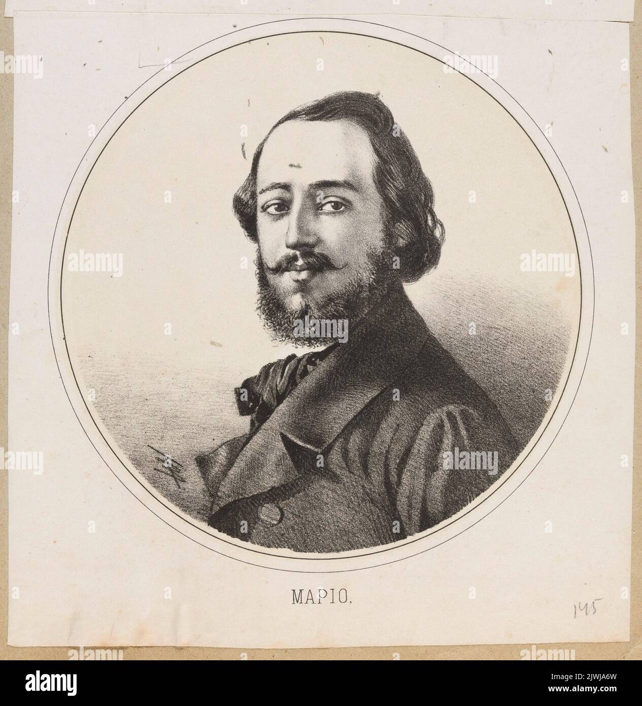 Male portrait (Mario). Minster, A.E. (Petersburg ? ; zakład ...