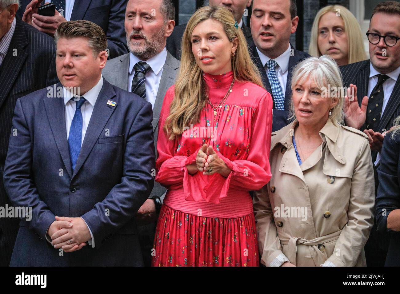 London, UK, 06th Sep, 2022. Carrie Johnson, Boris Johnson's wife, in ...
