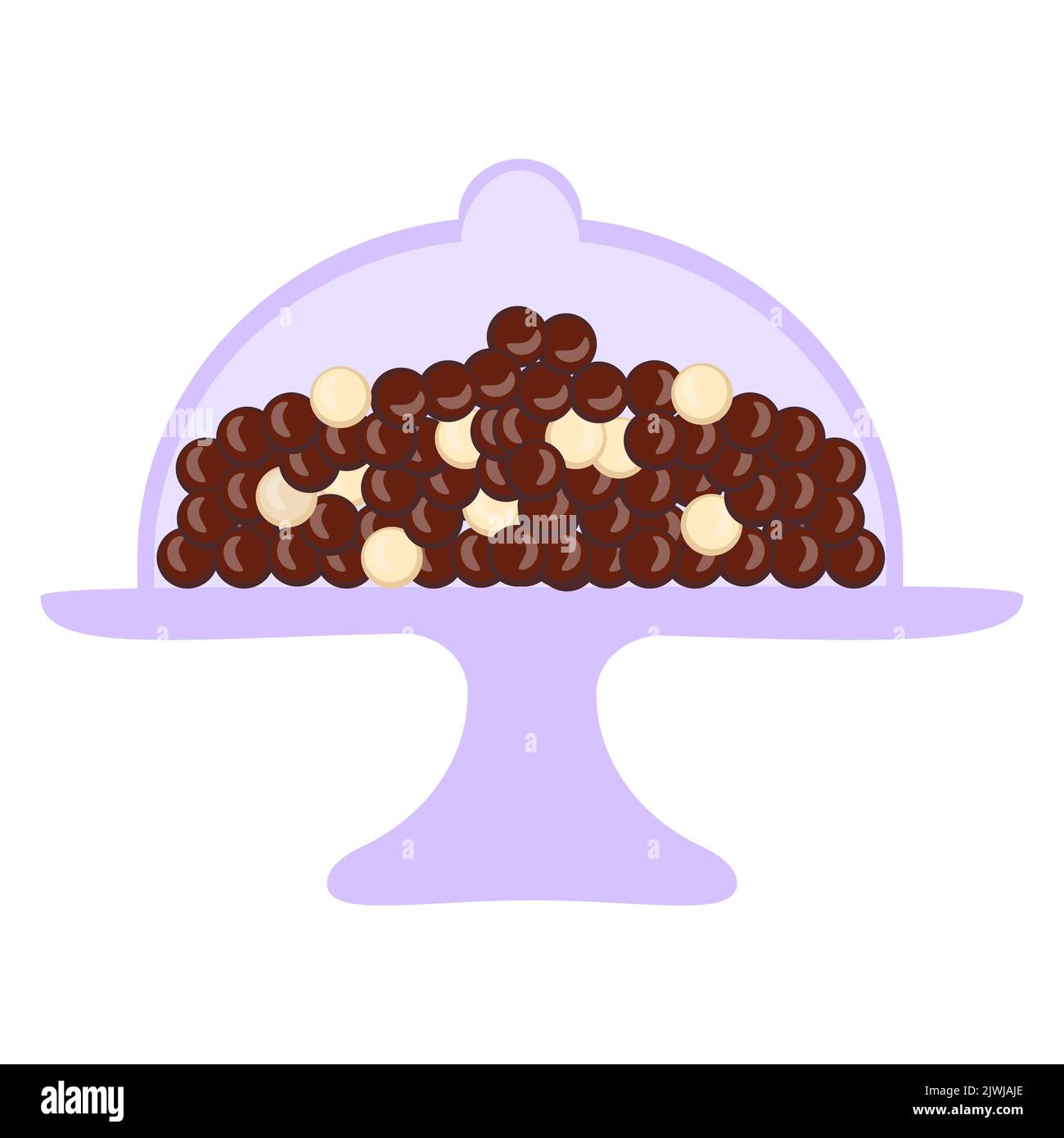 Sweet candies colorful set isolated on white background. Assorted ...