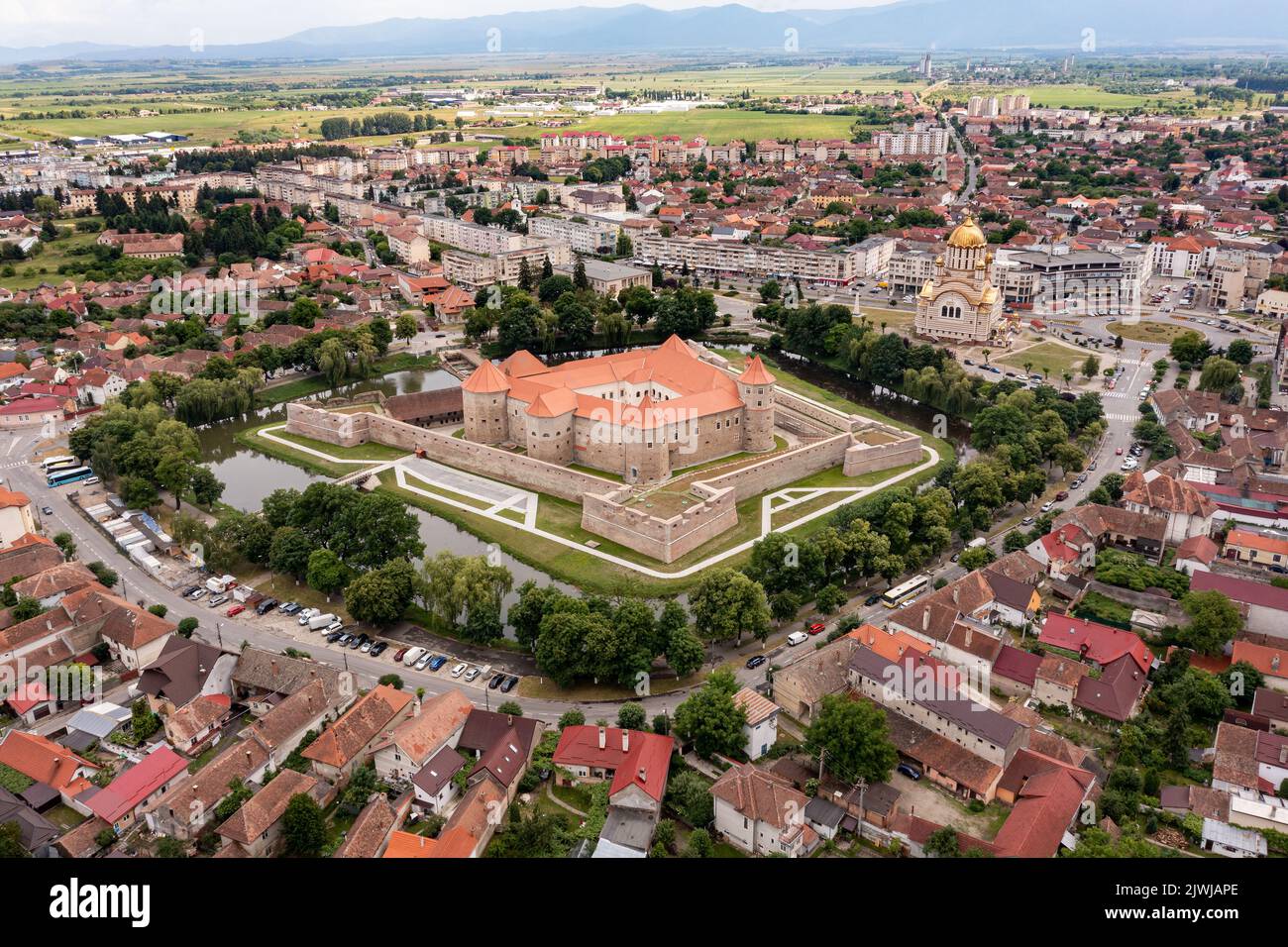 Medieval fortress city fagaras hi-res stock photography and images - Alamy