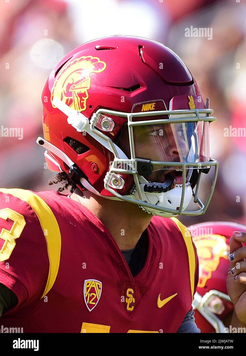 September 3, 2022 Los Angeles, CA...USC Trojans quarterback in his ...