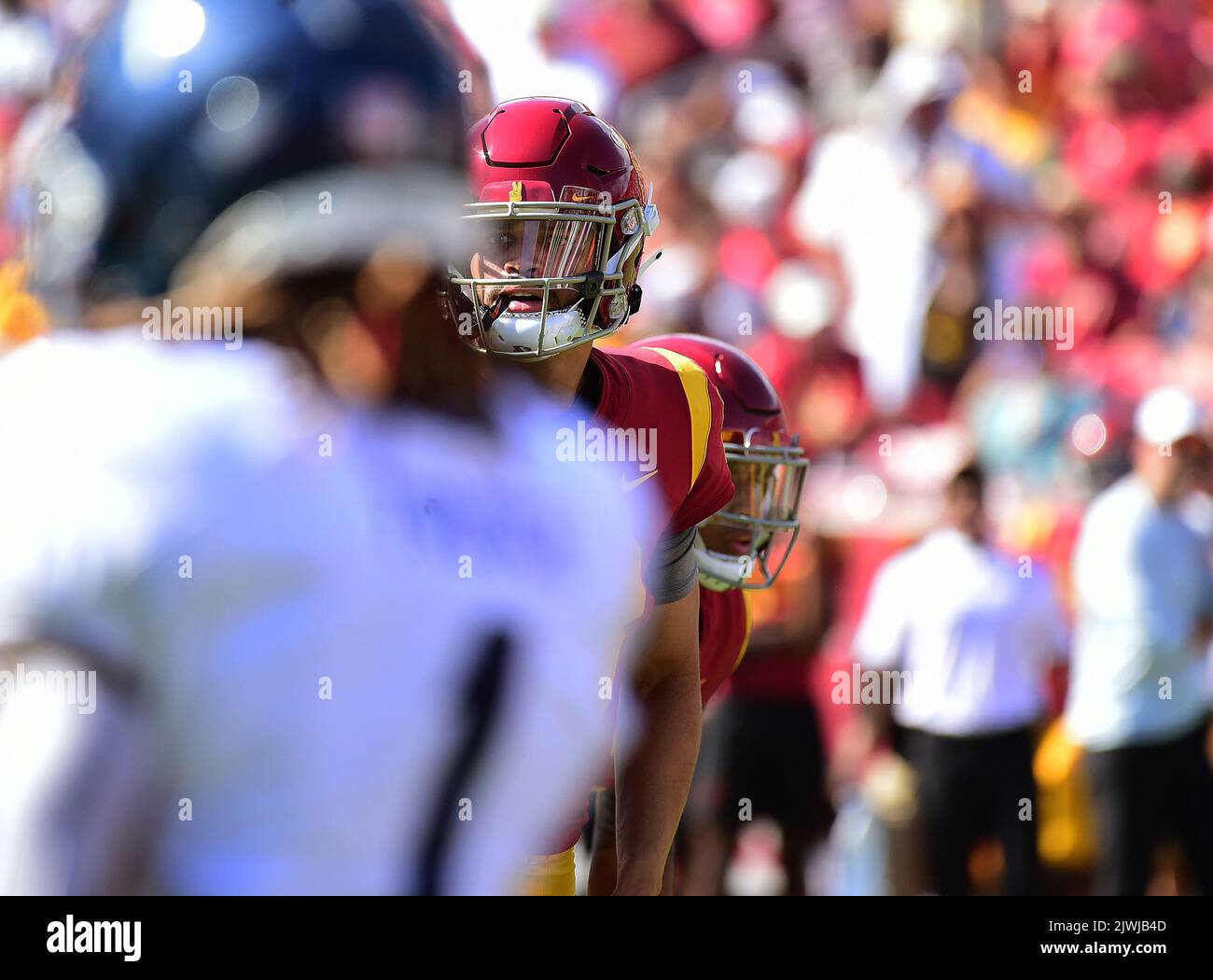 Los Angeles, CA. 3rd Sep, 2022. USC Trojans quarterback in his first ...