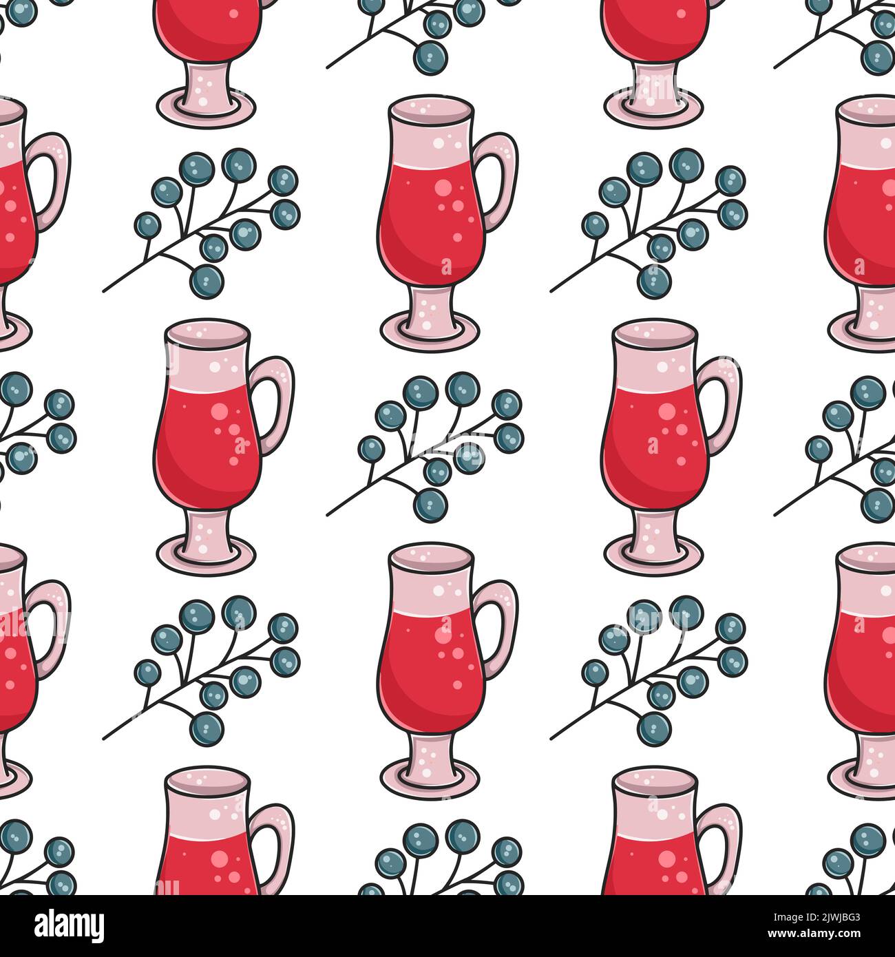 Autumn drink background Stock Vector Images - Alamy