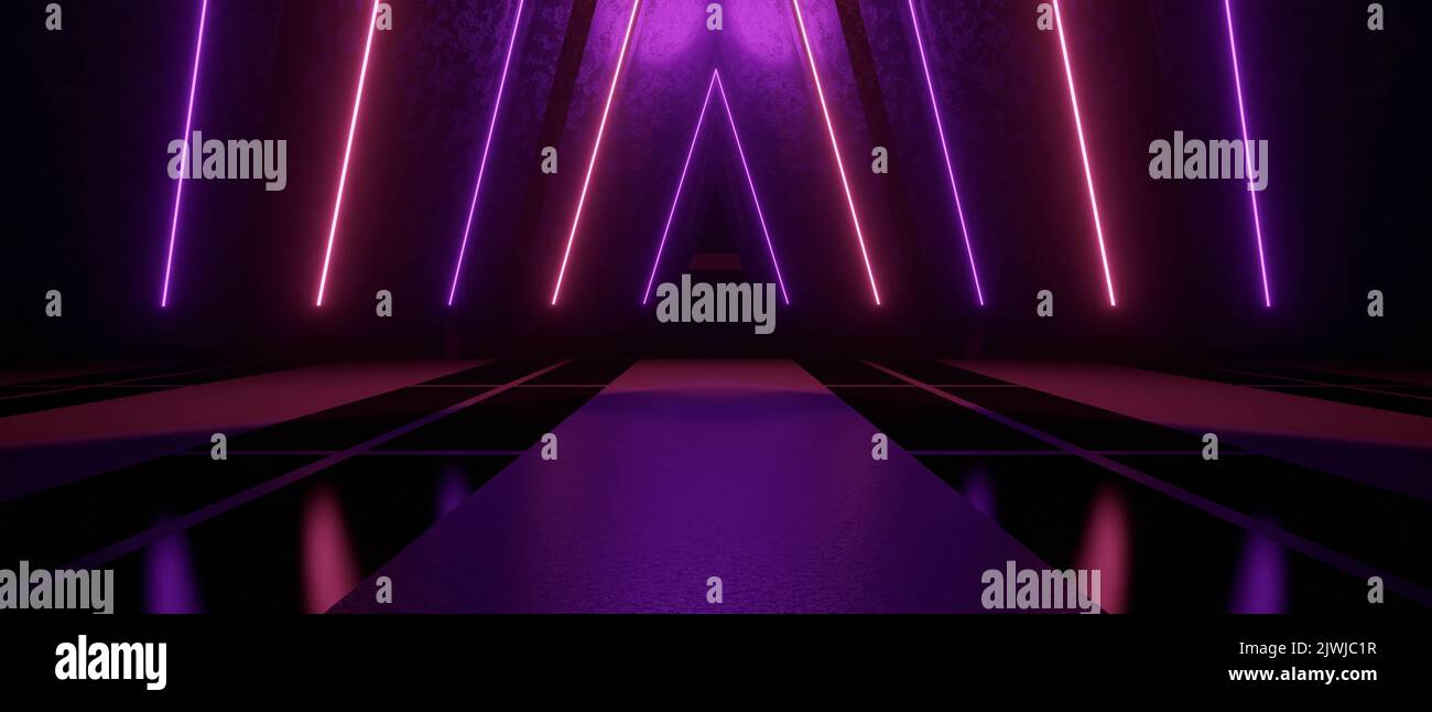 Luxurious And Elegant Abstract Illuminated Corridor Interior Design ...