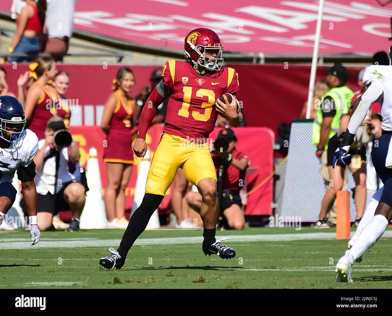 Los Angeles, CA. 3rd Sep, 2022. USC Trojans quarterback in his first ...