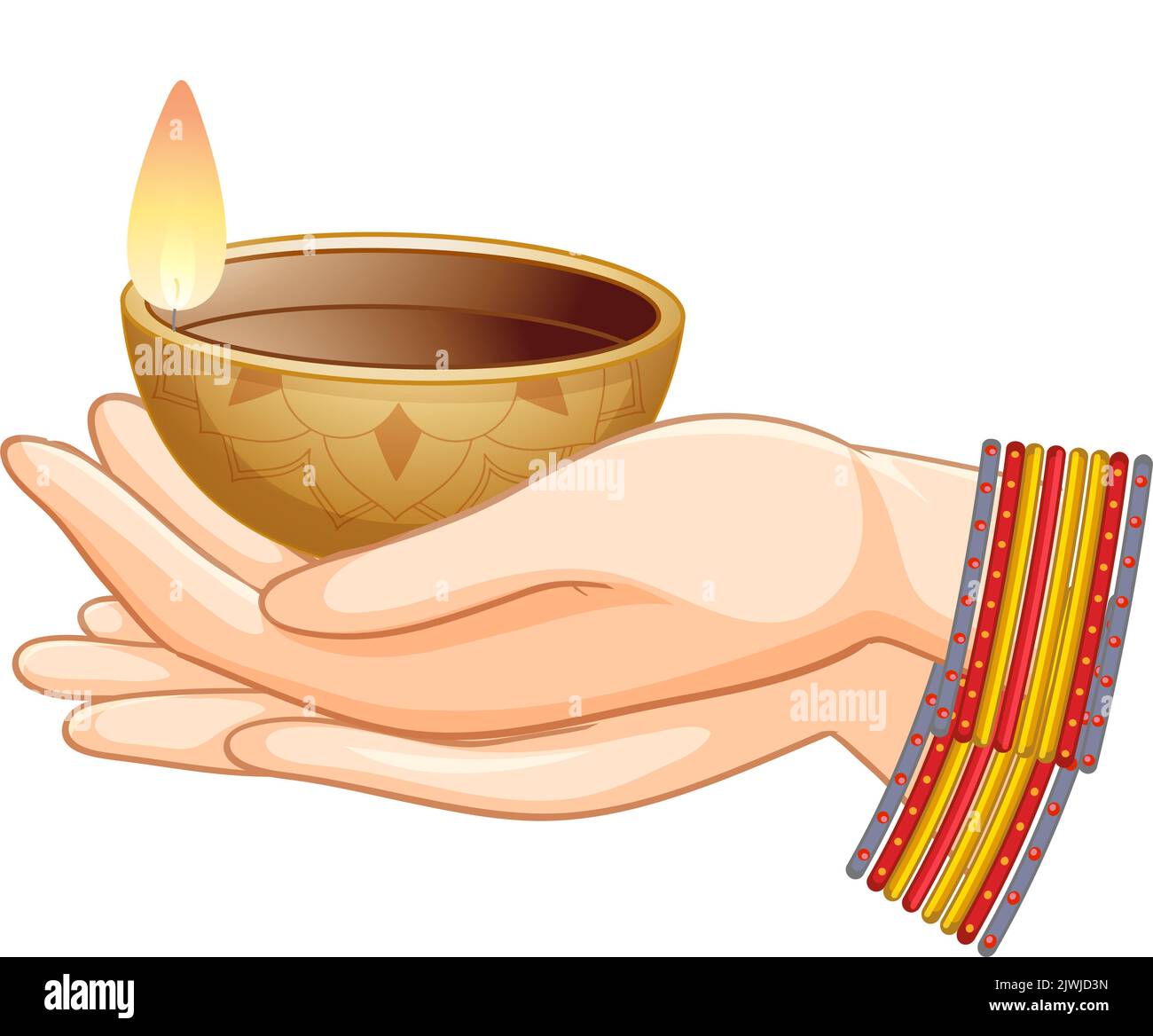 Diwali diya concept vector illustration Stock Vector Image & Art - Alamy