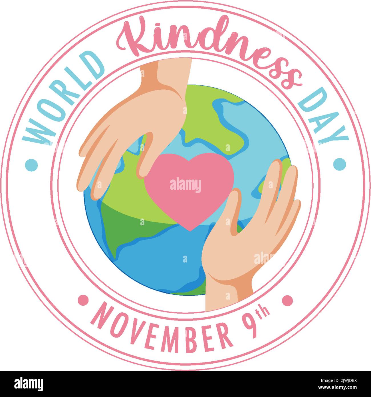 World Kindness Day Poster Design illustration Stock Vector Image & Art ...