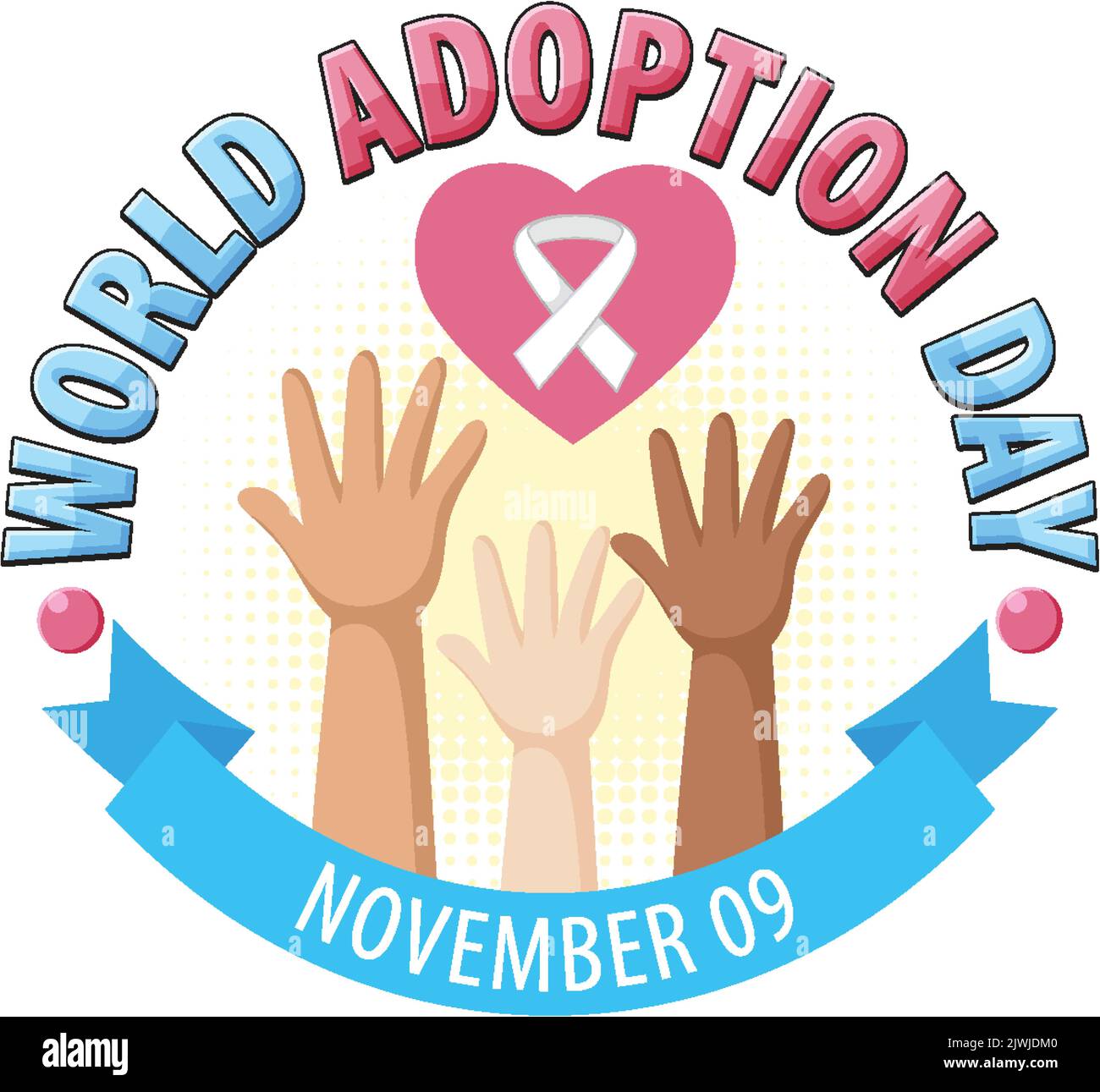 World Adoption Day Poster Design illustration Stock Vector Image & Art ...