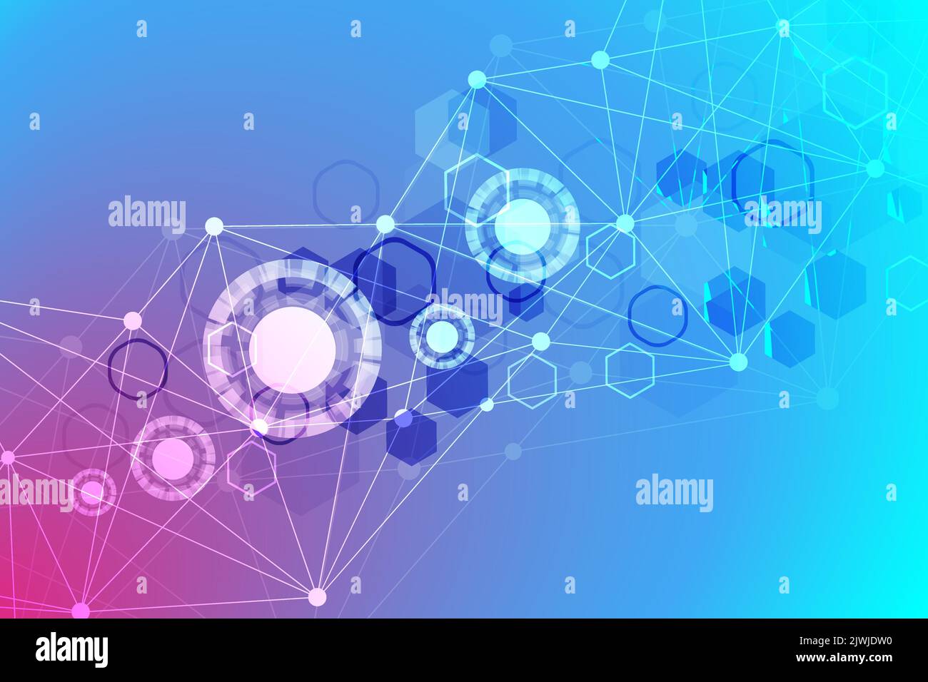 Big Data Visualization Background Modern Futuristic Virtual Abstract Background Science