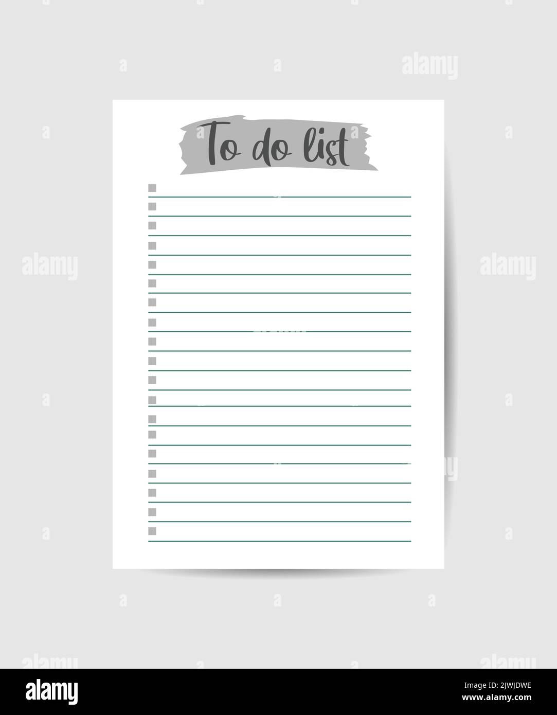 To do list vector planning task concept paper sheets with check box ...