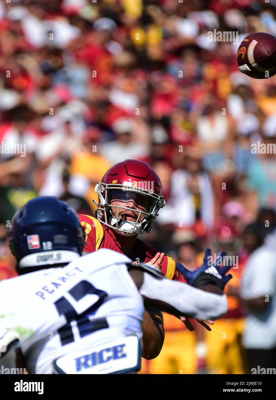 September 3, 2022 Los Angeles, CA...USC Trojans quarterback in his ...