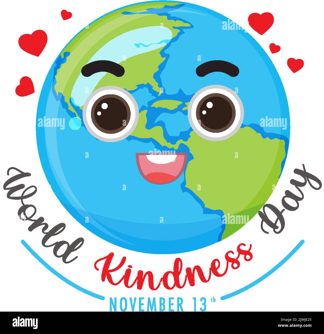 World Kindness Day Poster Design illustration Stock Vector Image & Art ...