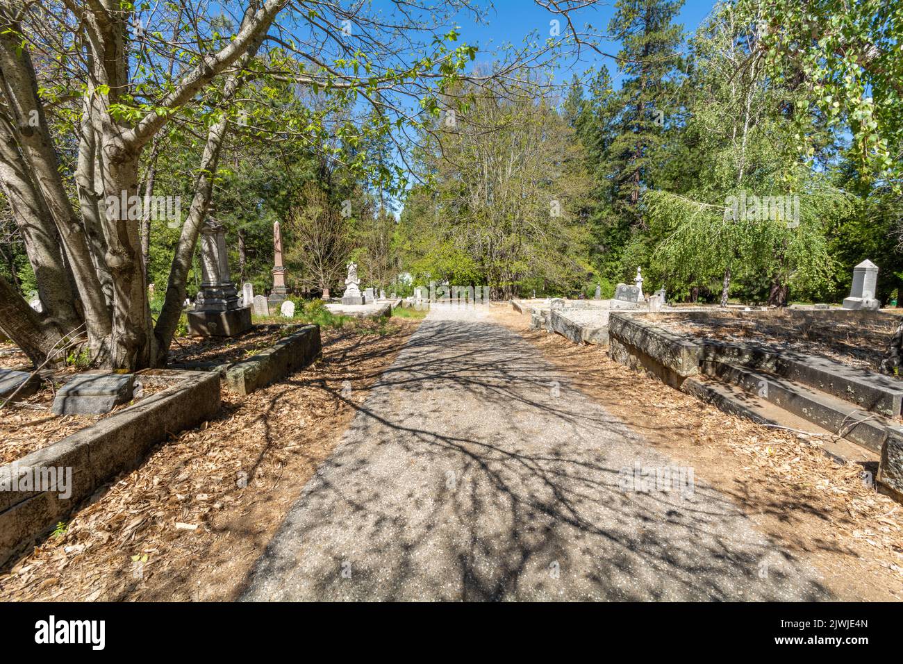 Old California Cemetery, United States Stock Photo - Alamy