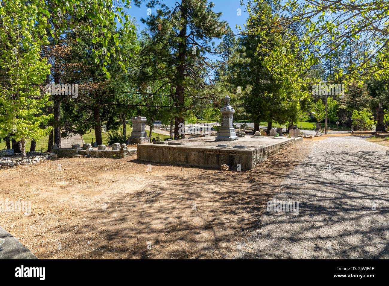 Old California Cemetery, United States Stock Photo - Alamy