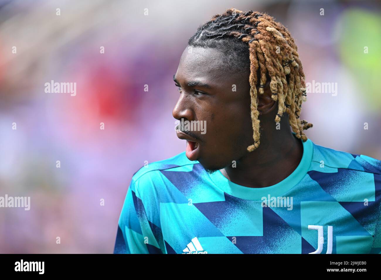 Florence, Italy. 03rd Sep, 2022. Moise Kean (Juventus FC) during ACF ...