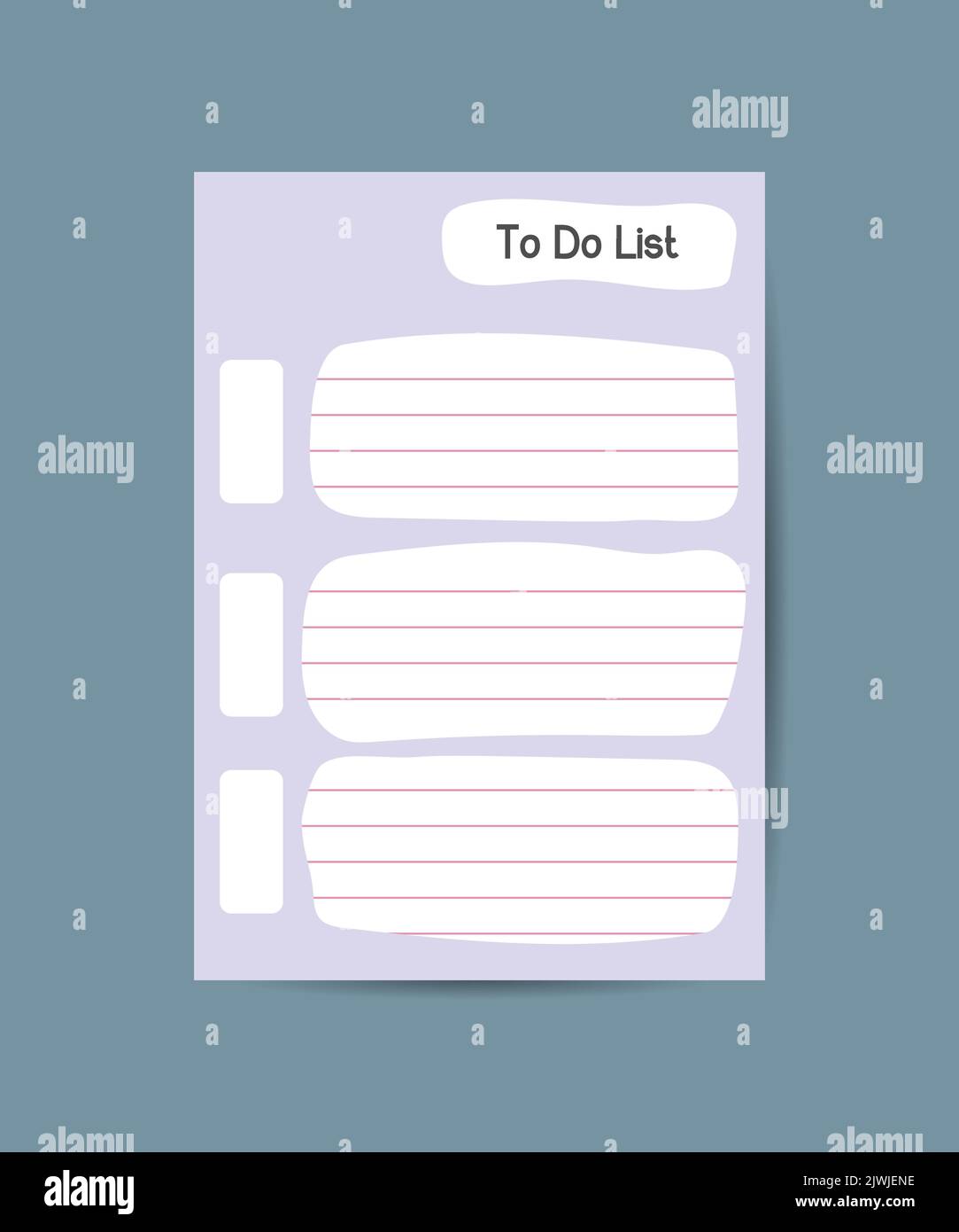 Template for organizer notebook and planner To do lists Stock Vector ...