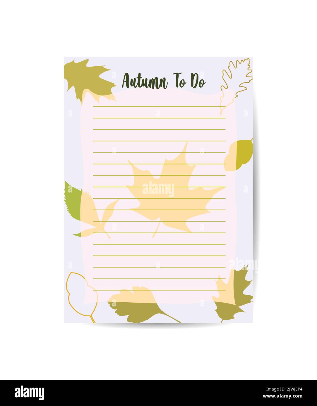 Template To Do List collage scrap booking for note reminder autumn ...