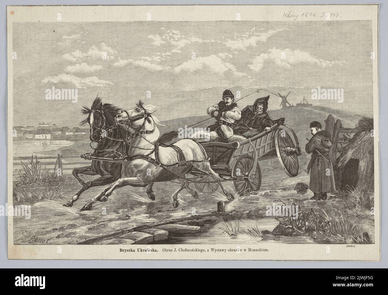 Reproduction of a painting: Chełmoński, Józef (1849-1914), Ukrainian ...