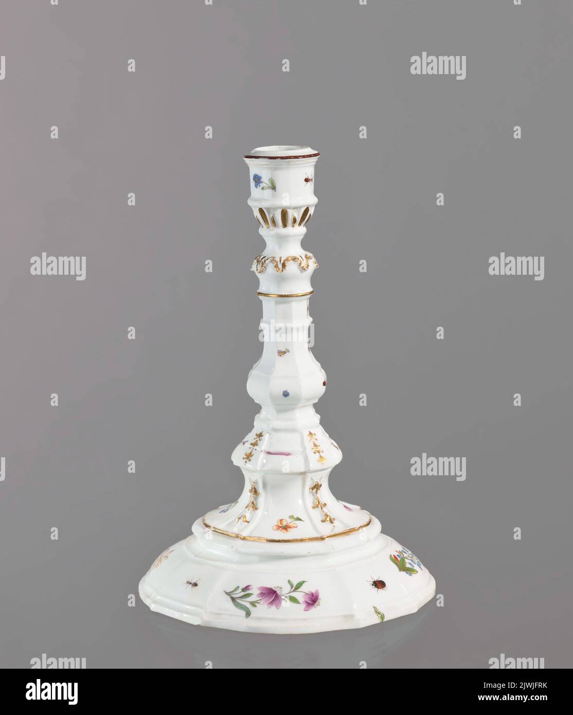 Candlestick. Koenigliche Porcellain Fabrique, Meissen (1710-1763 ...