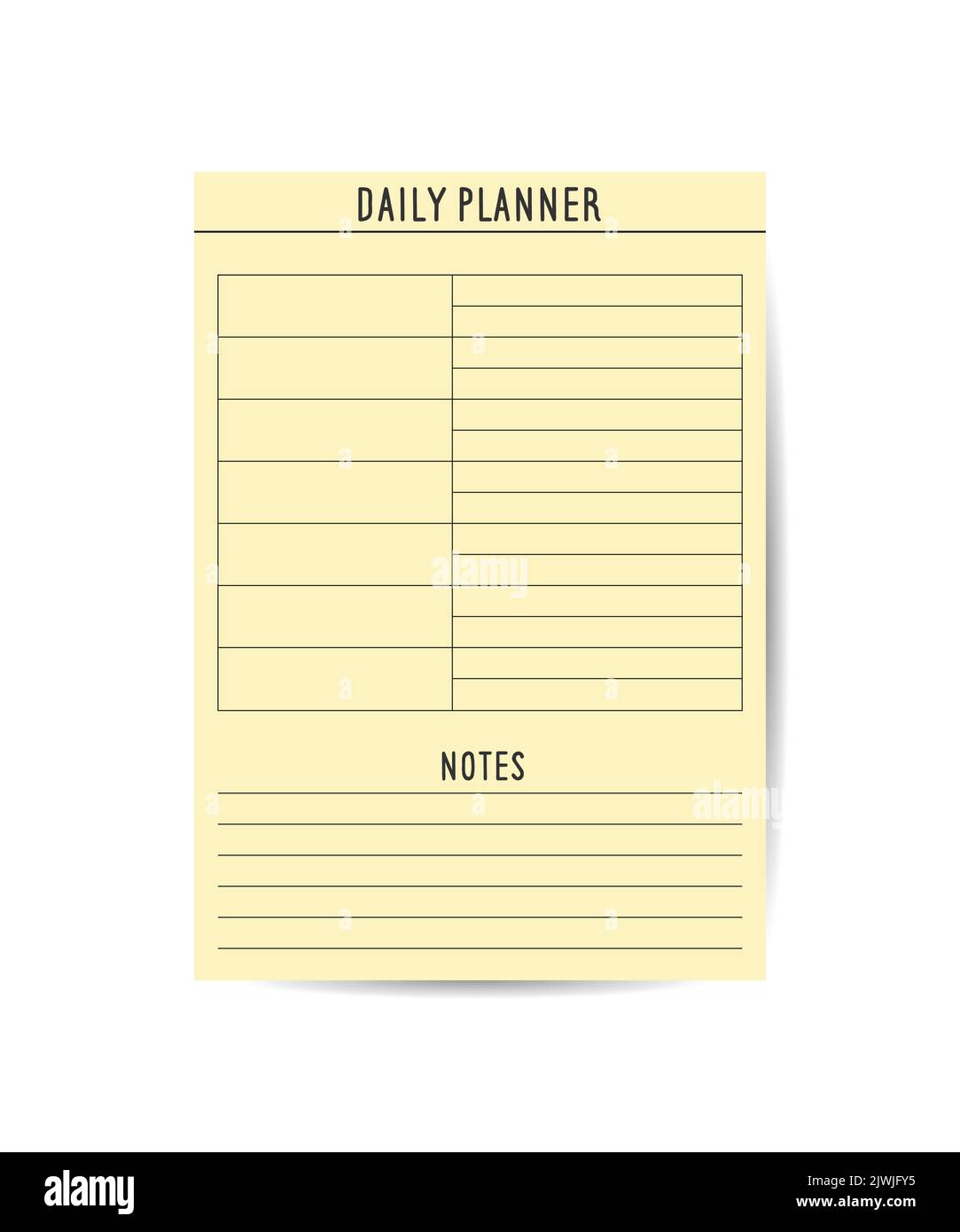Daily Routines planner template minimalist planners Business organizer ...