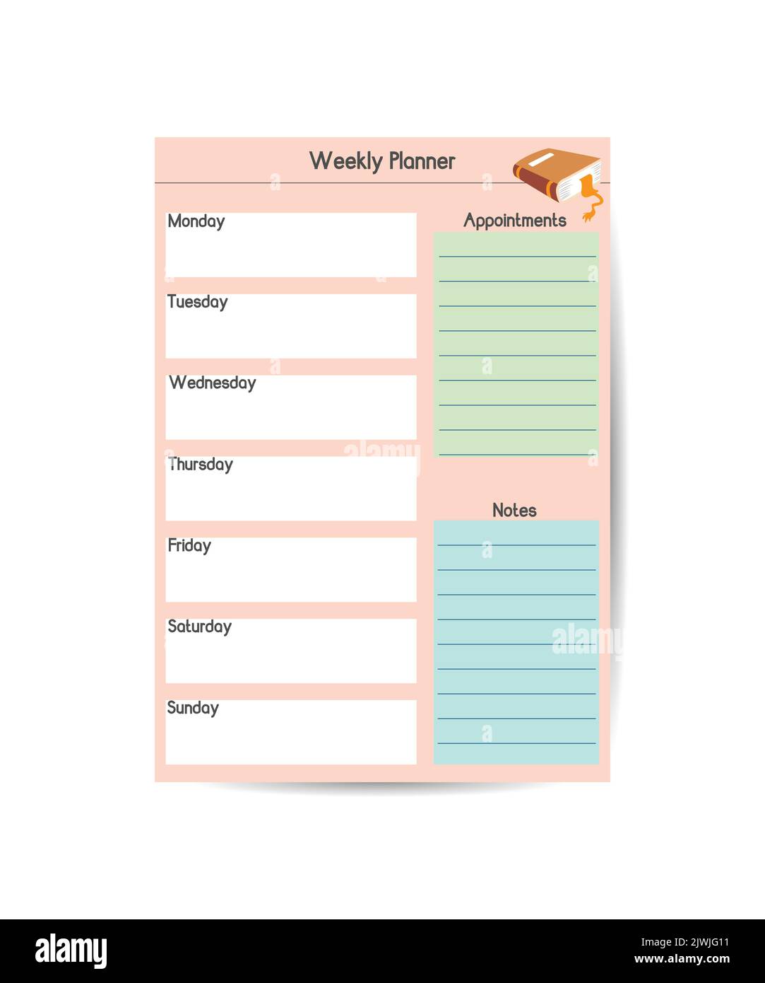 Printable notes, journal cards, labels, with lavender illustration ...