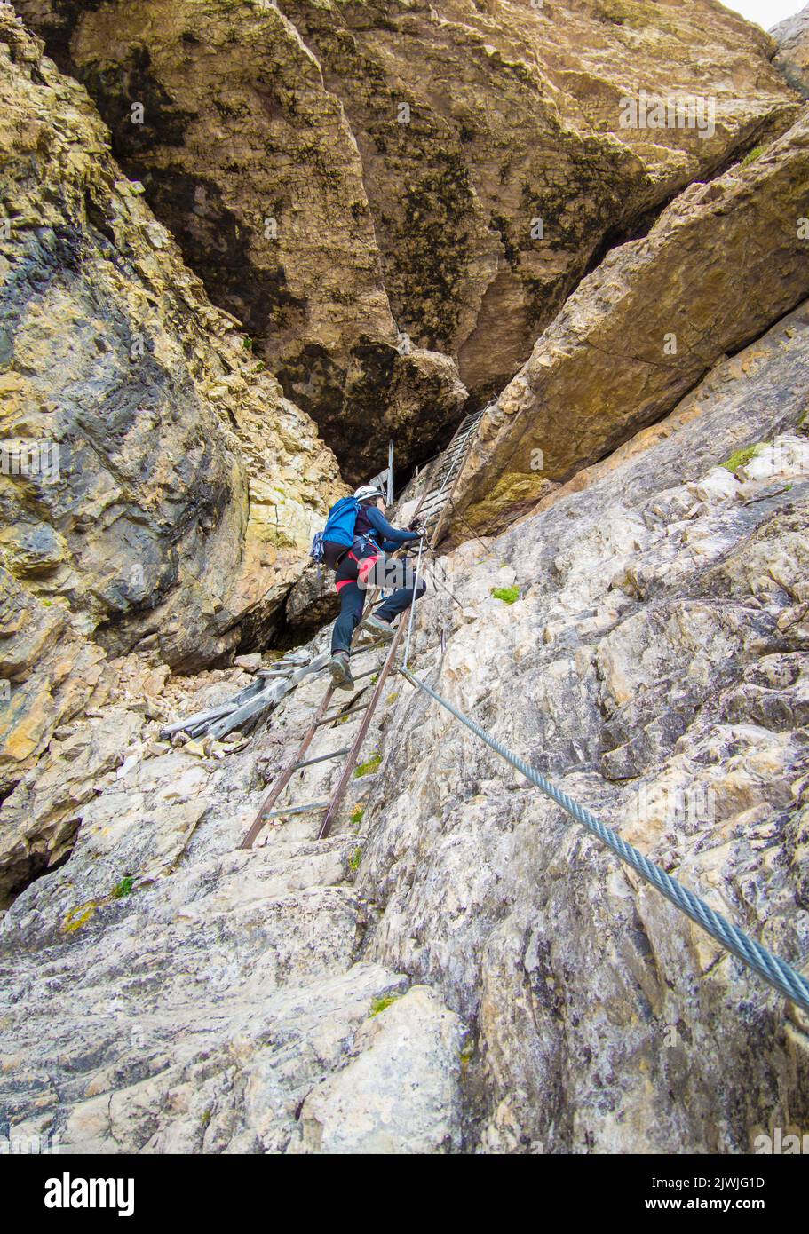 Dolomiti (Italy) - A view of Dolomites mountain range, UNESCO site ...