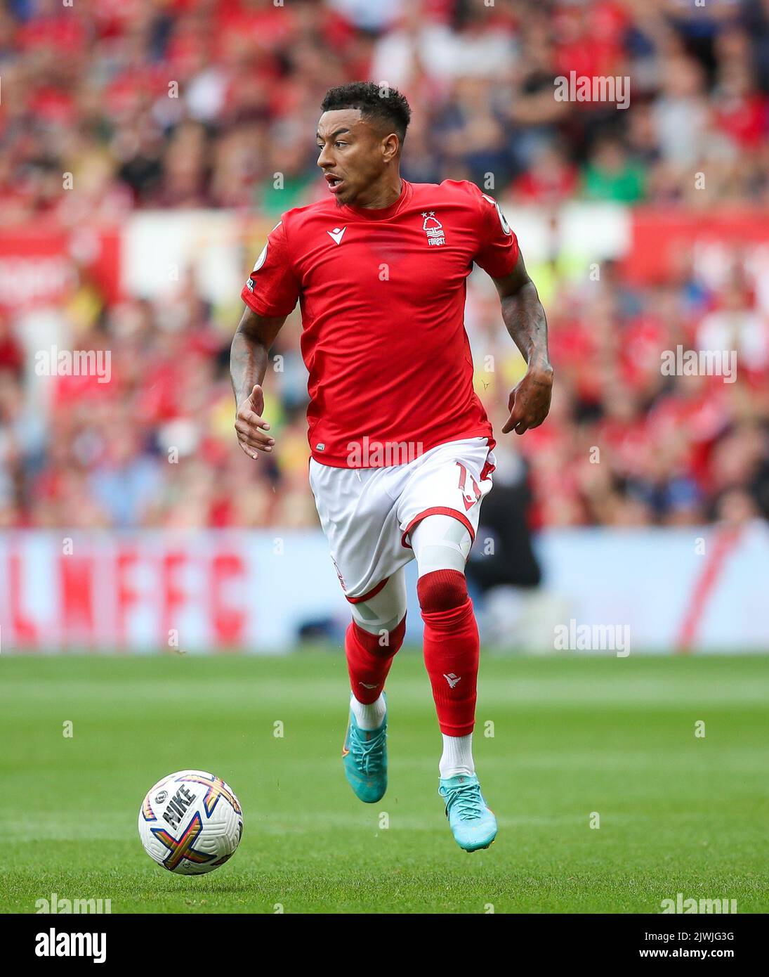 Nottingham Forest's Jesse Lingard during the Premier League match at ...