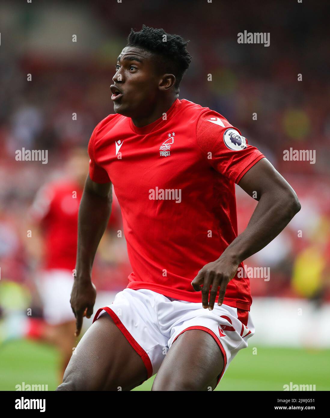 Nottingham Forest's Taiwo Awoniyi during the Premier League match at ...