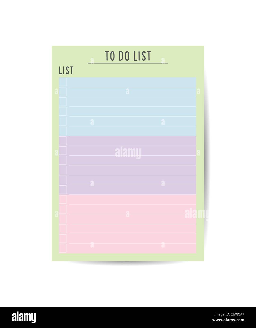 Daily routine planner journal vector vectors hi-res stock photography ...