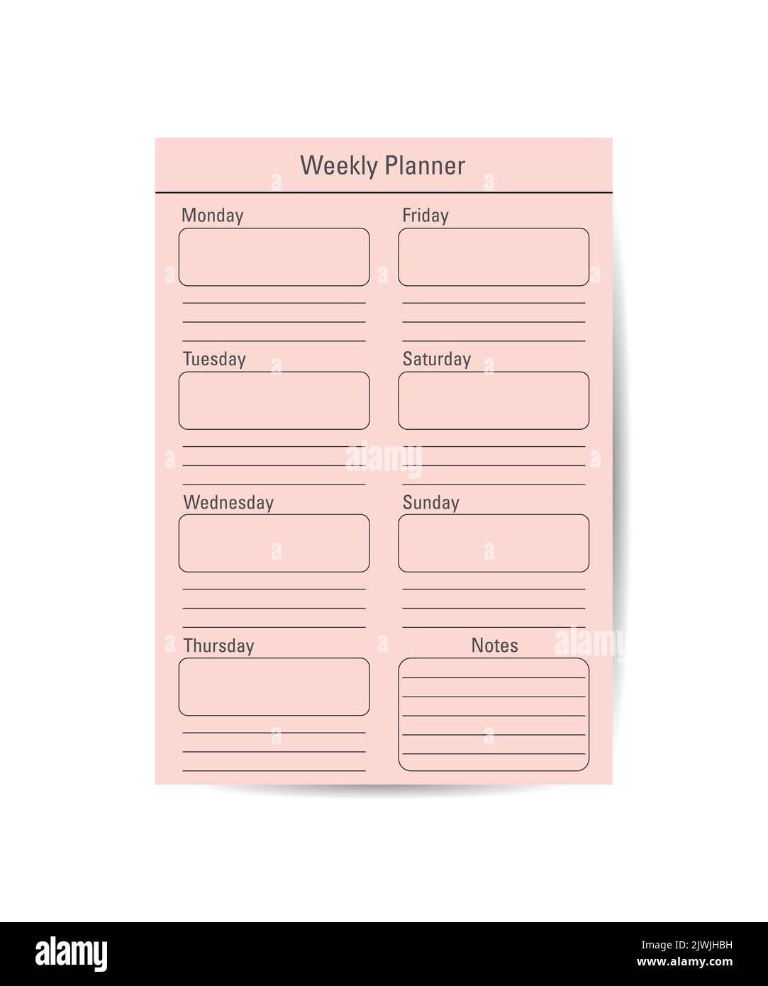 Weekly, daily plan templates. Morning, Afternoon, Evening and Bedtime ...