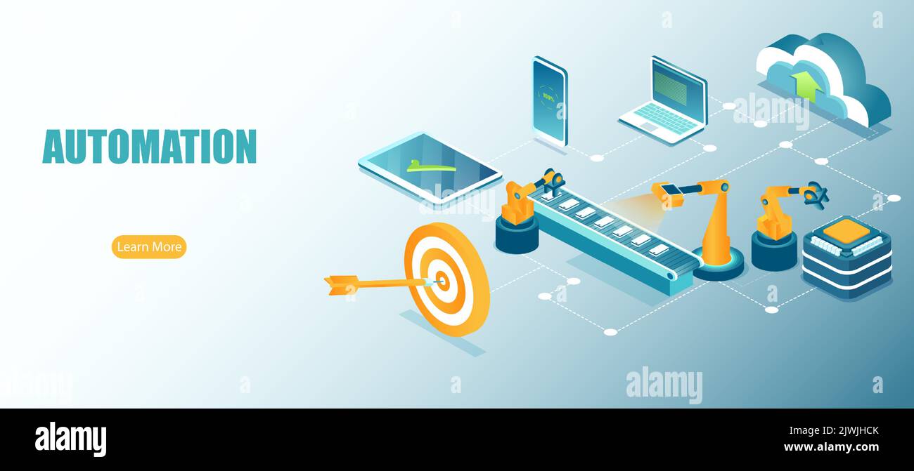 Innovation technology and process automation concept Stock Vector Image ... Innovation technology and process automation concept Stock Vector Image ...
