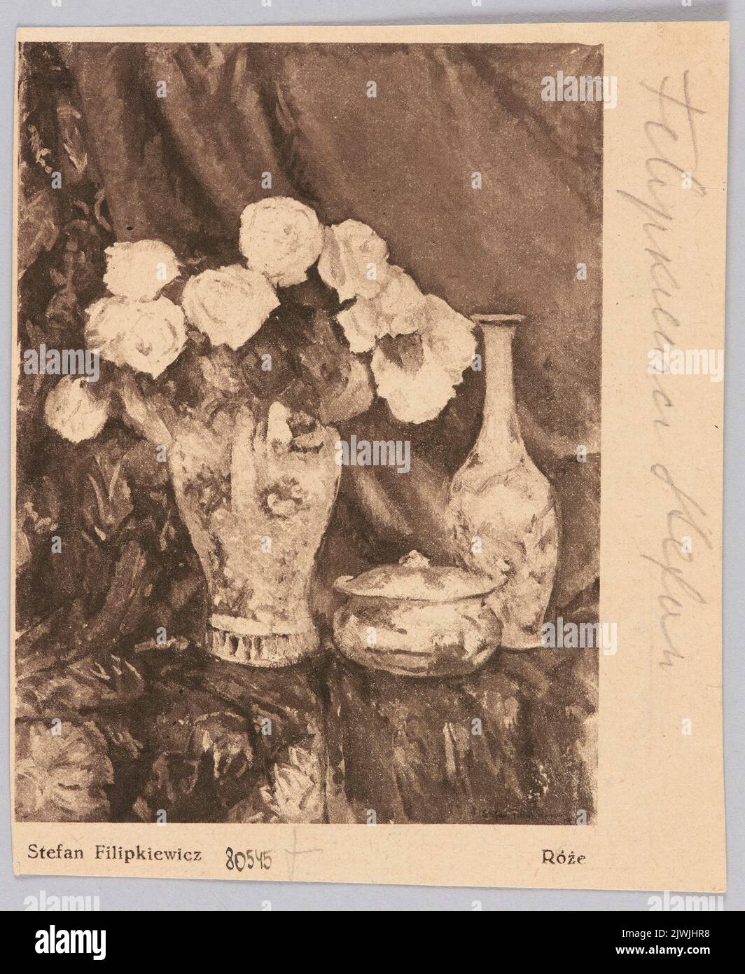 Stefan Filipkiewicz, Roses. unknown, publisher Stock Photo - Alamy