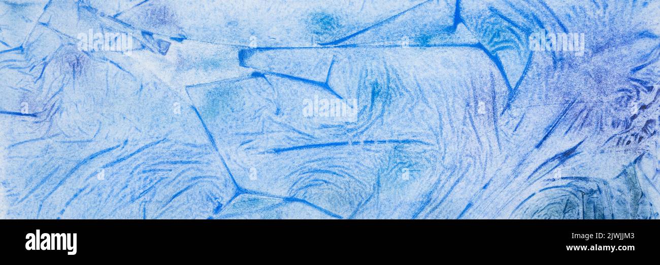 watercolor blue abstract art handmade diy painting on textured paper ...