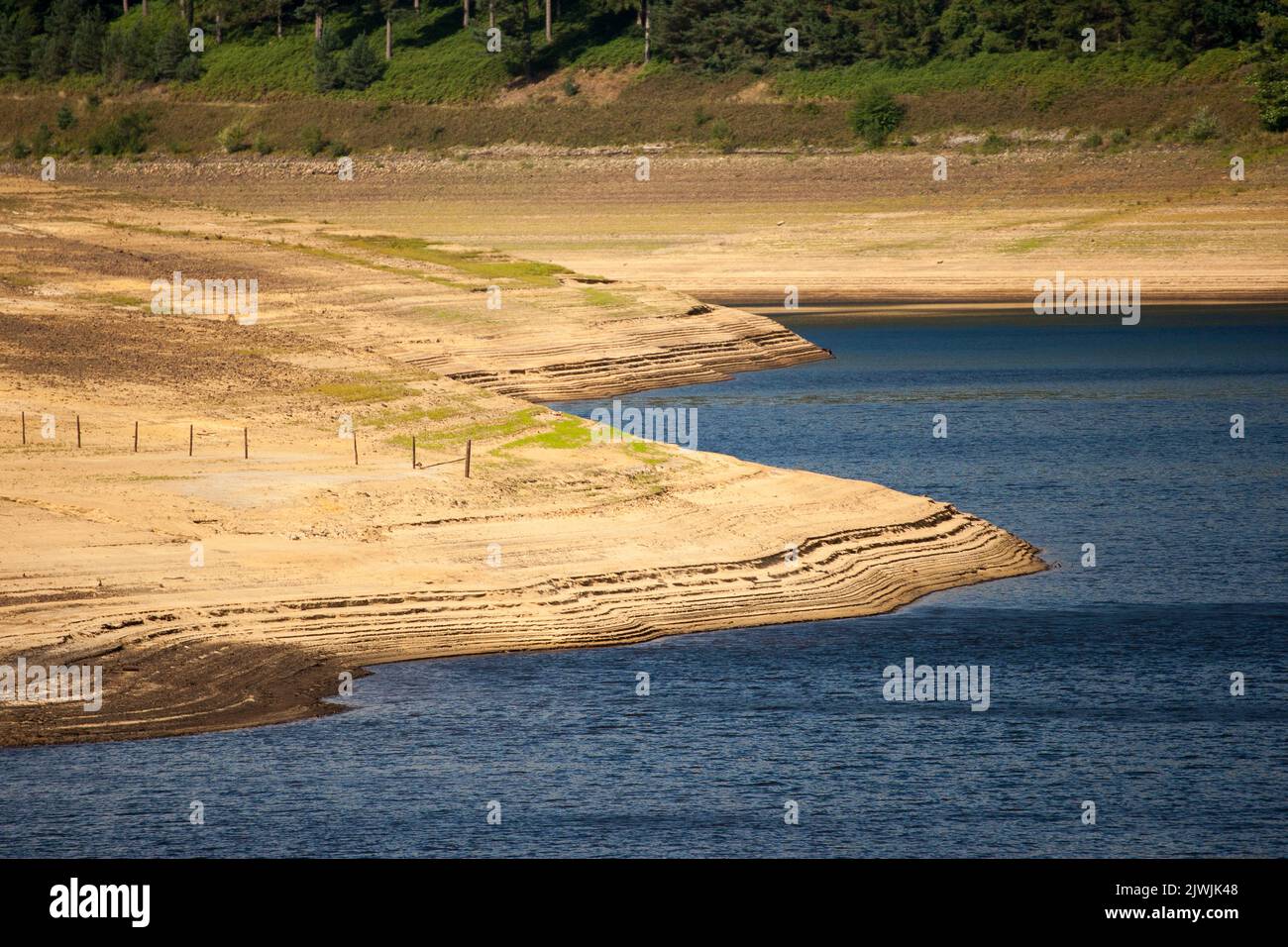 Upper Derwent Reservoir Upper Derwent Valley Derbyshire England Stock ...