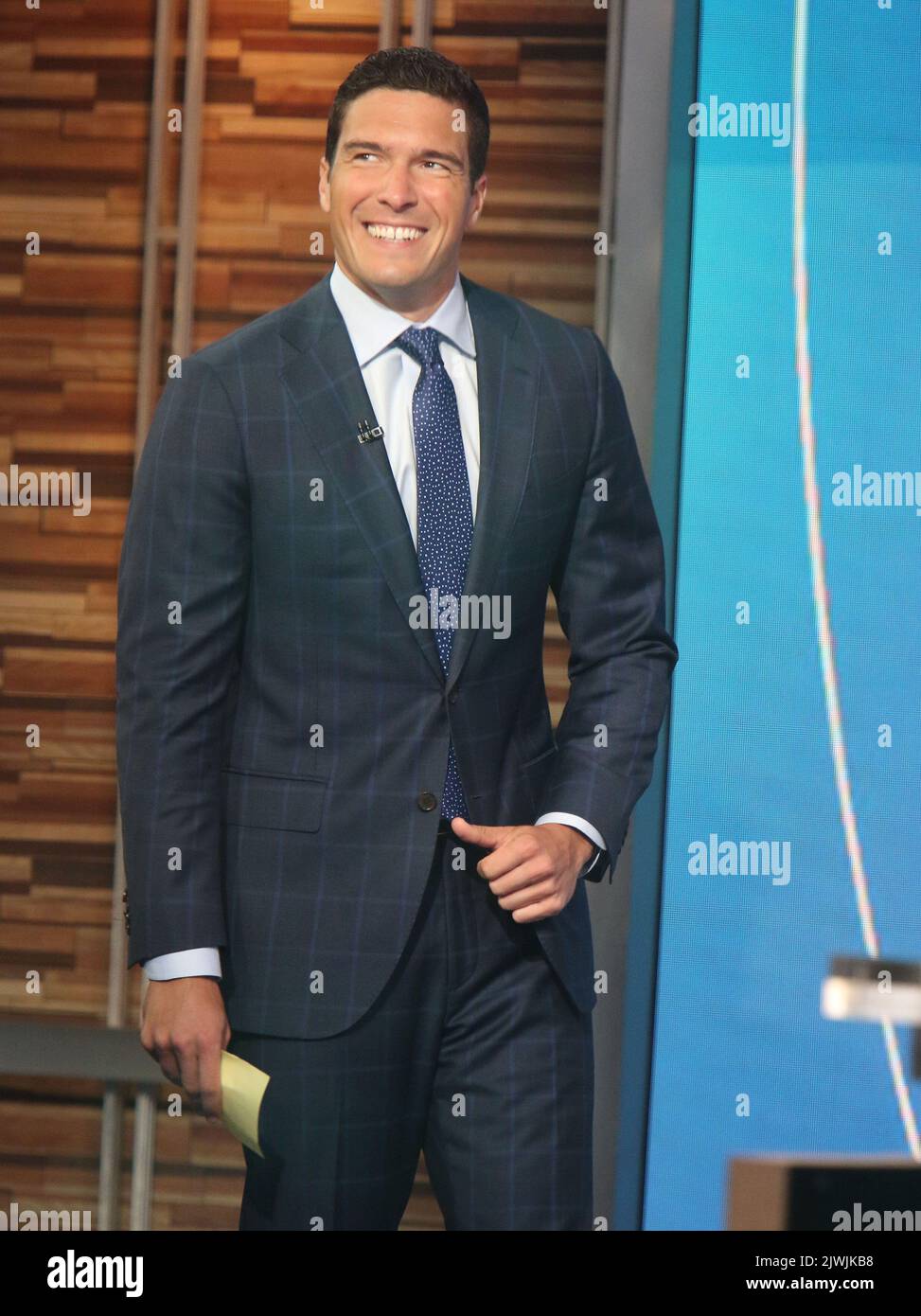Celebrities At The Good Morning America Studios. -PICTURED: Will Reeves ...