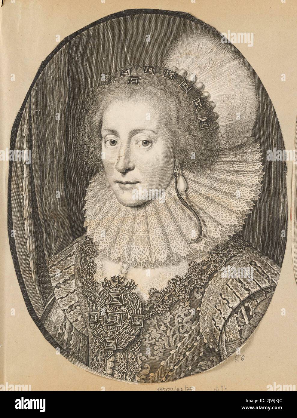 Eleonora de Bourbon - wife of Philip Wilhelm, Duke of Orleans. Miereveld, Michiel Jansz. van ...