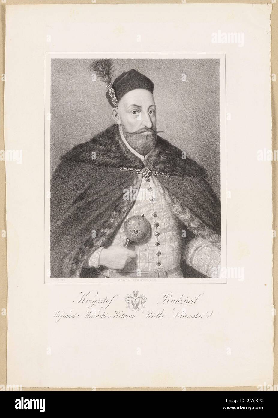 Portrait of Krzysztof Radziwiłł. Dzwonkowski, Adam (Warszawa ; zakład ...
