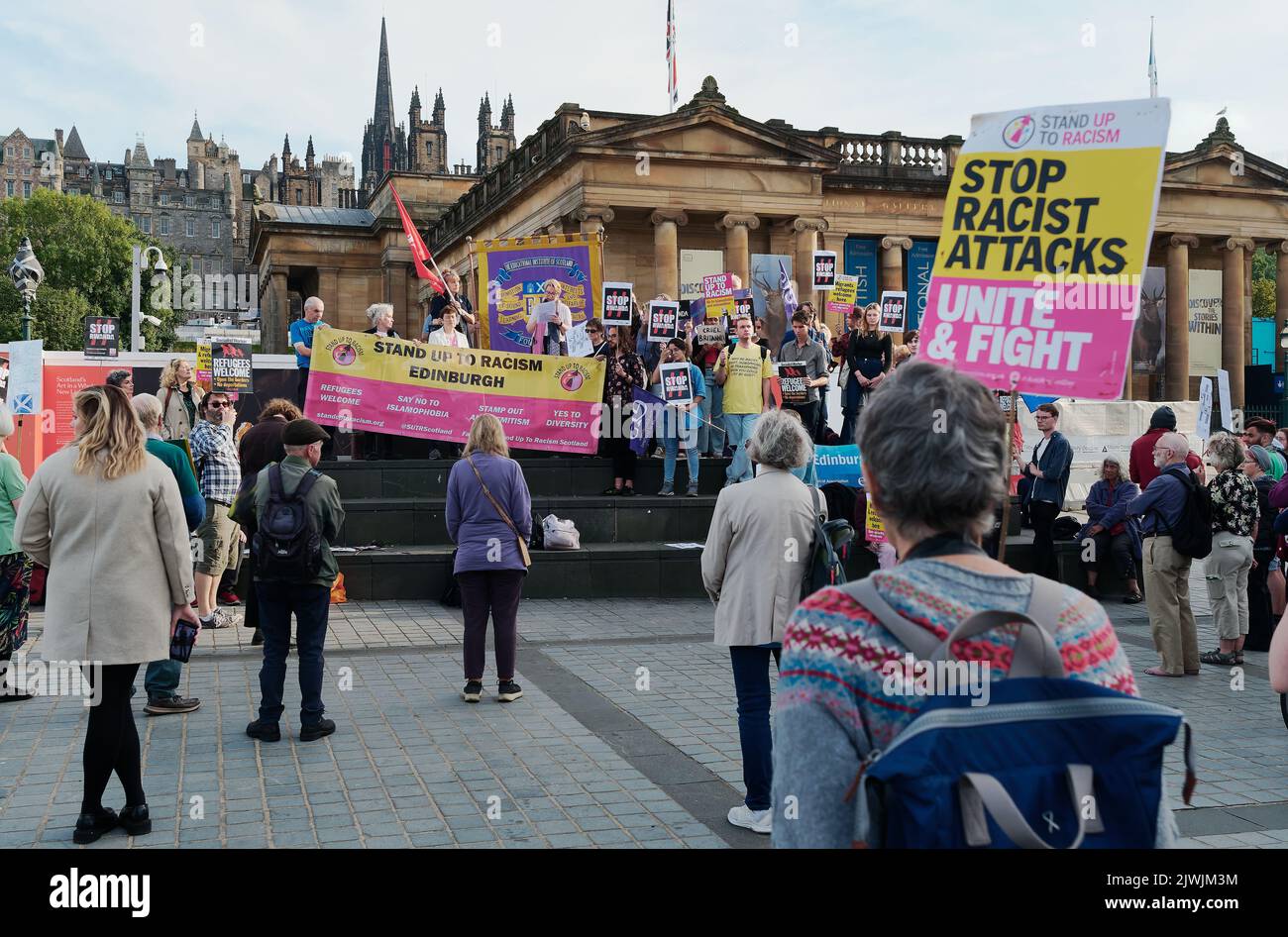 Edinburgh Scotland, UK 05 September 2022. Stop Rwanda deportation ...