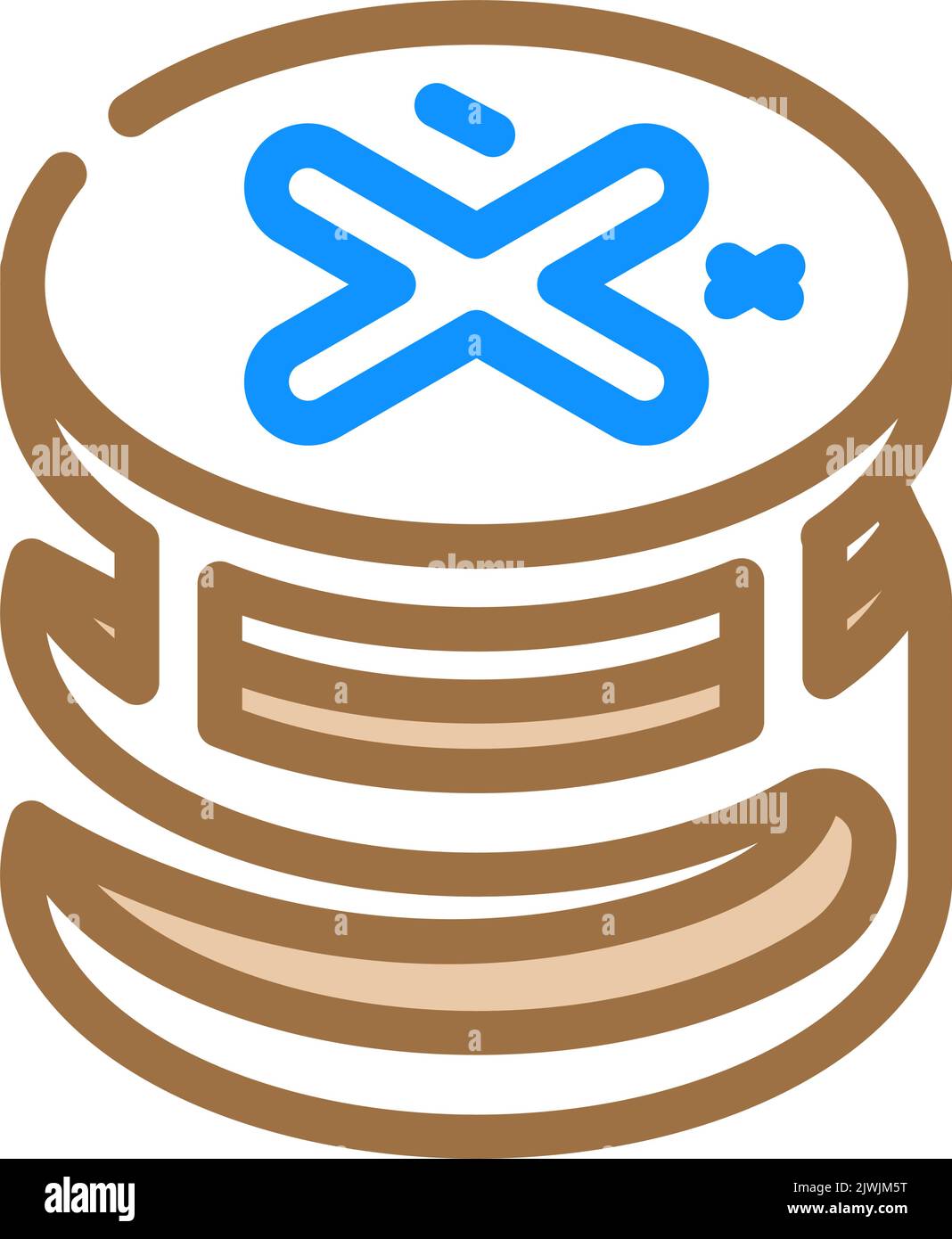 screw fast mounting assembly color icon vector illustration Stock ...