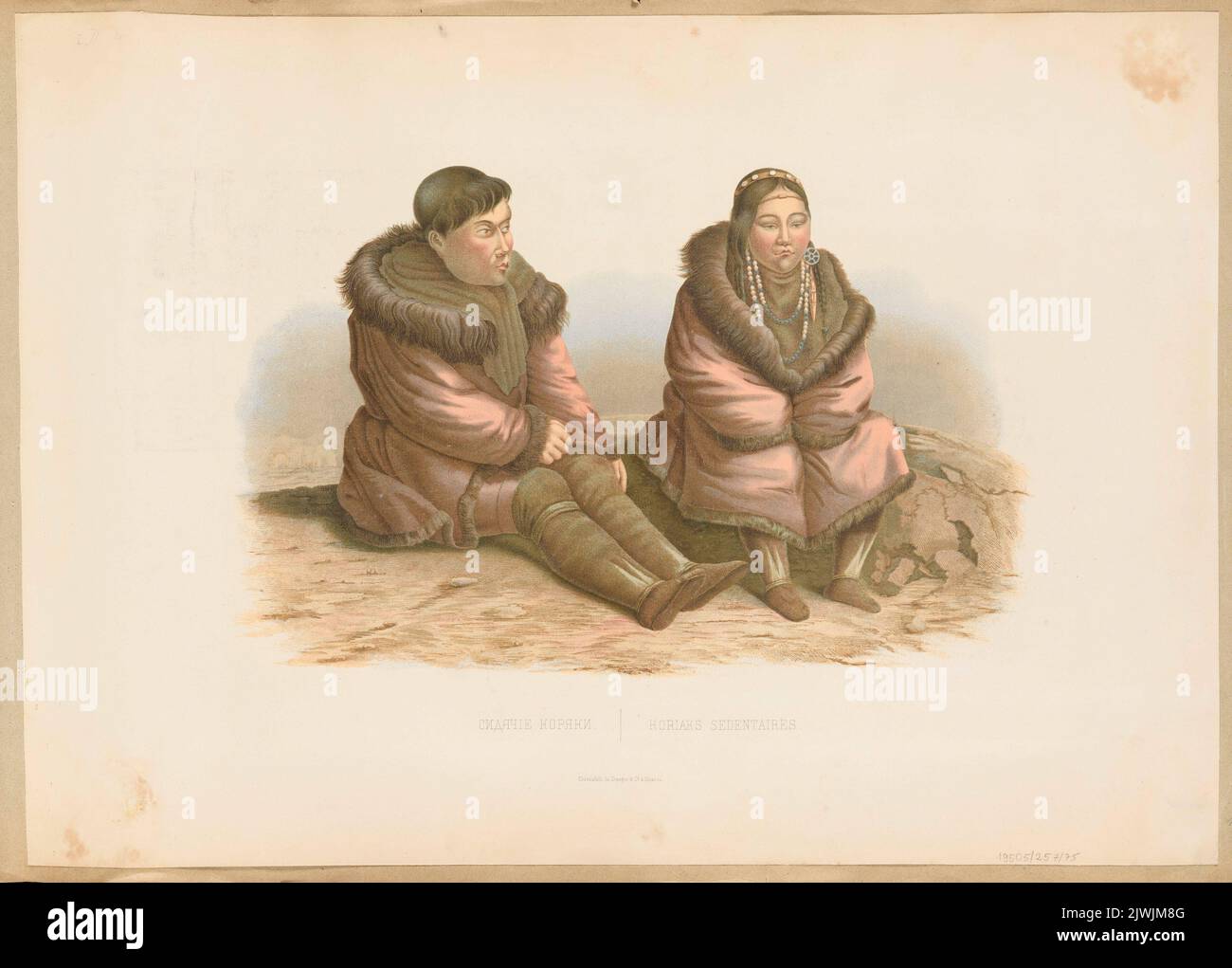 Settled Koryaks. Draeger, F. (Moskwa ; zakład litograficzny ; ca 1850 ...