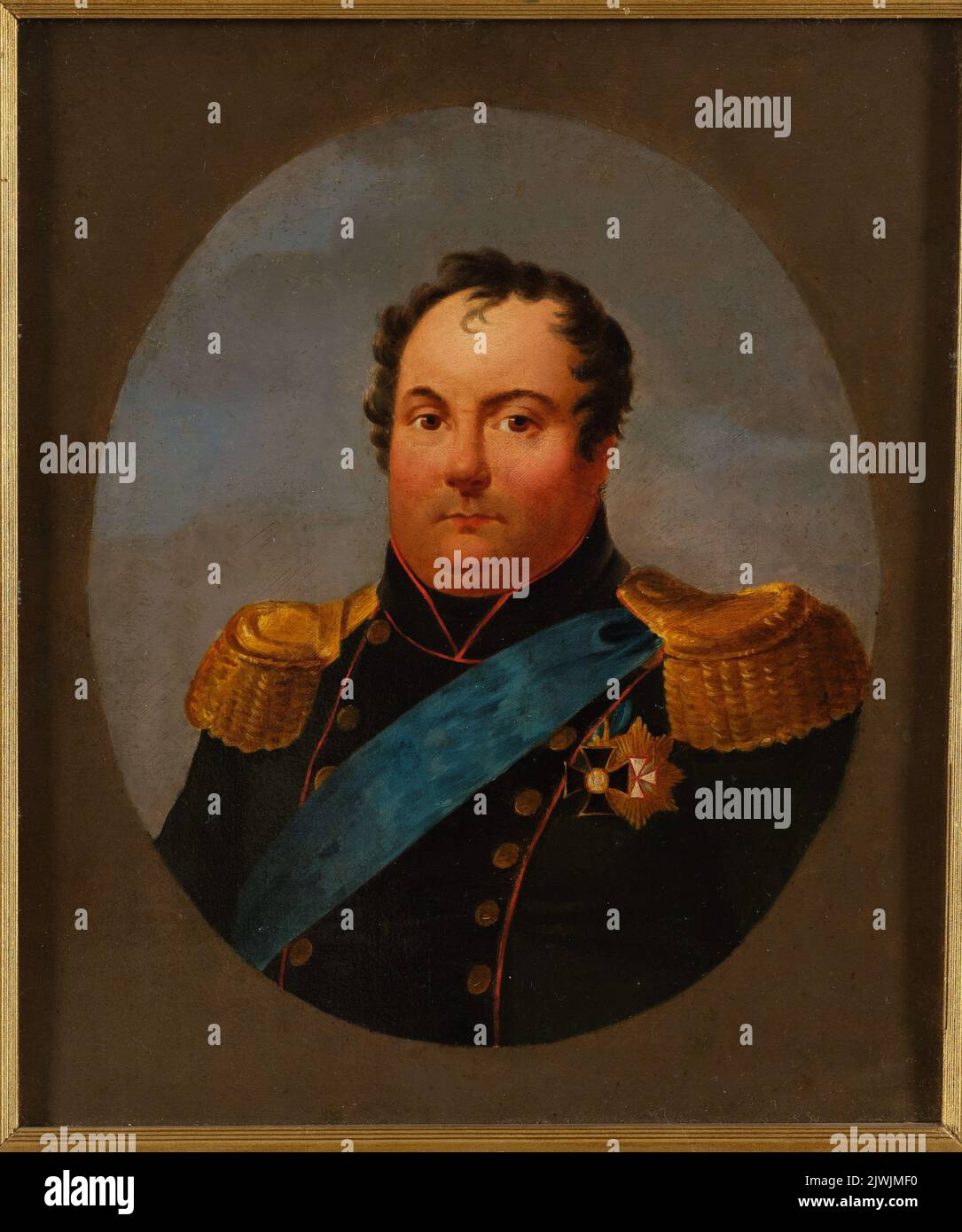 Portrait of Karol Sierakowski, artillery general. nieznany malarz ...