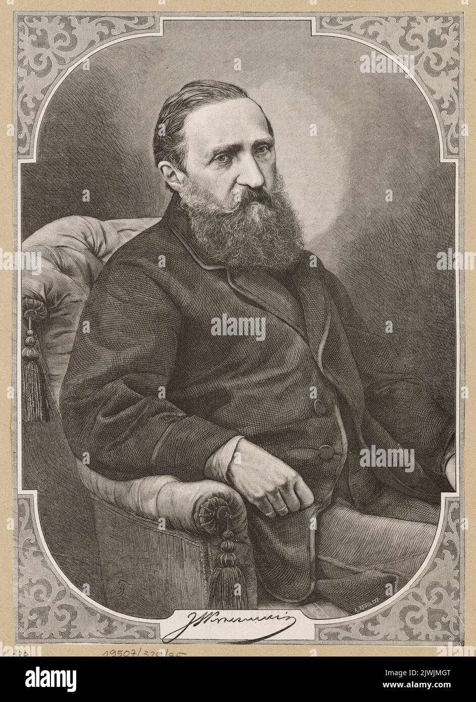 Portrait of Józef Ignacy Kraszewski. Regulski, Aleksander (1839-1884 ...