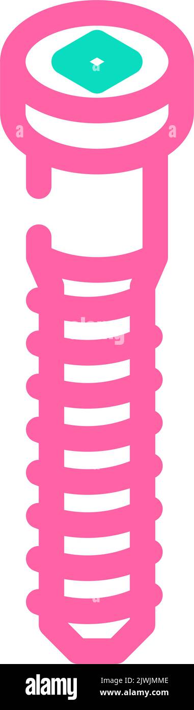 screw boards assembly color icon vector illustration Stock Vector Image ...